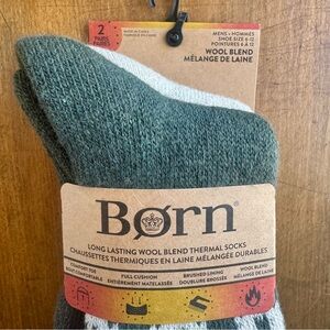 Born | Underwear & Socks | Born 2pair Mens Wool Blend Thermalboot Socks ...